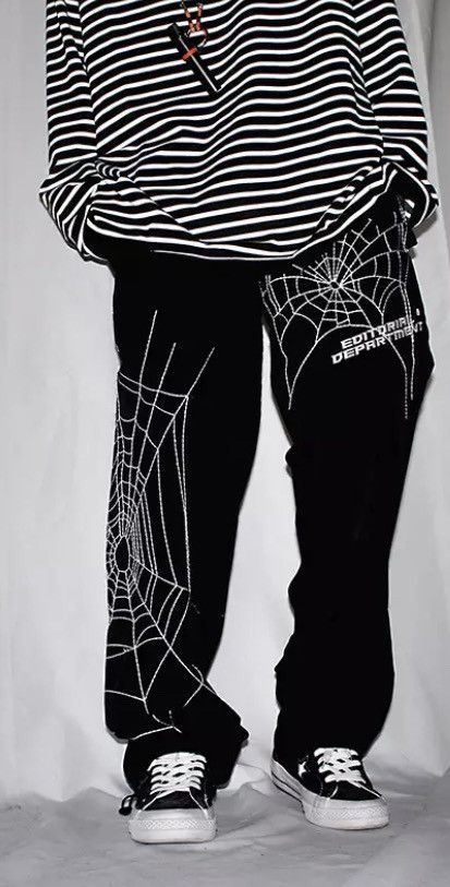 Vintage Spider web pants | Grailed