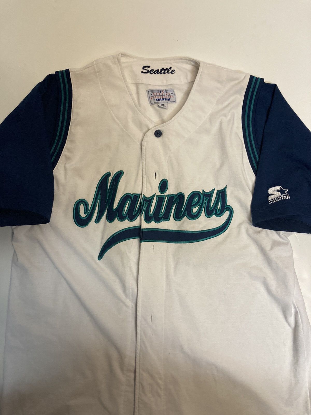 Starter × Vintage Vintage Seattle Mariners starter baseball jersey ...