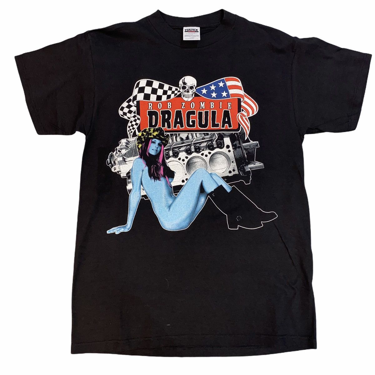 Tultex × Vintage Vintage 1998 Rob Zombie "Drag-u-la" T-shirt | Grailed