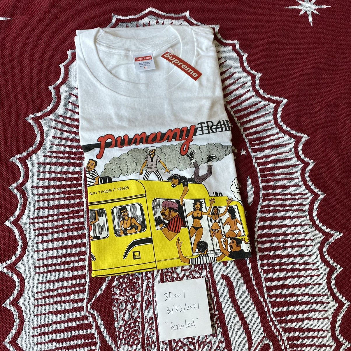 Supreme SS17 Supreme Wilfred Limonius Punany Train Tee White Size XL ...