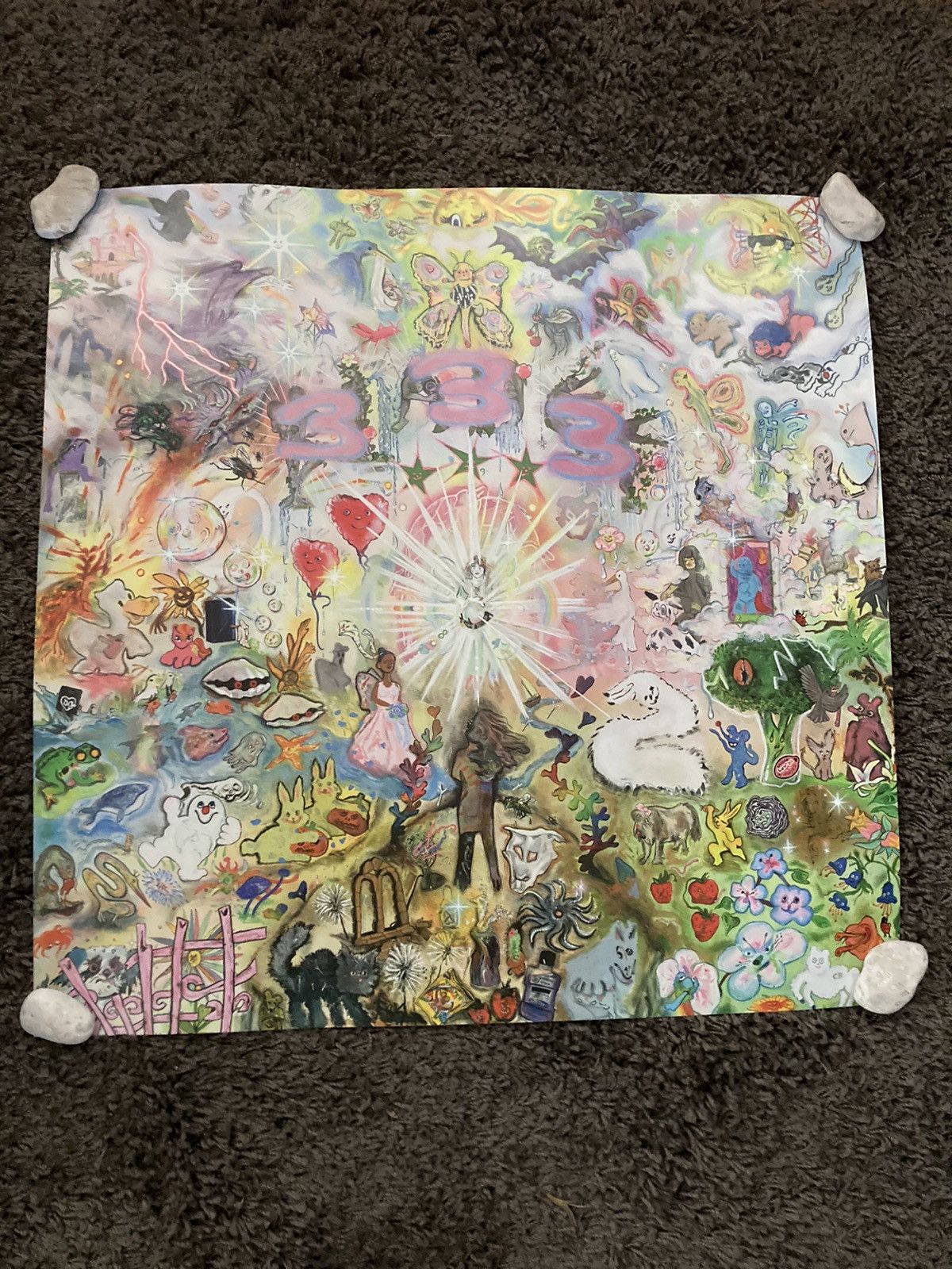 Drain Gang × Sad Boys Bladee 333 Album Poster | Grailed