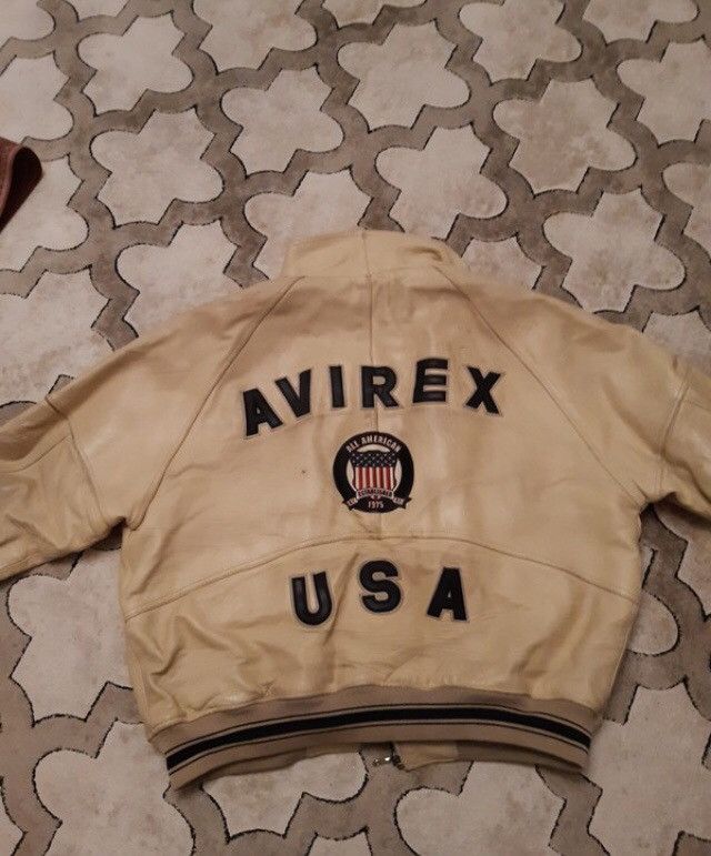 Avirex Vintage Avirex USA All American Leather Jacket Nas Belly | Grailed