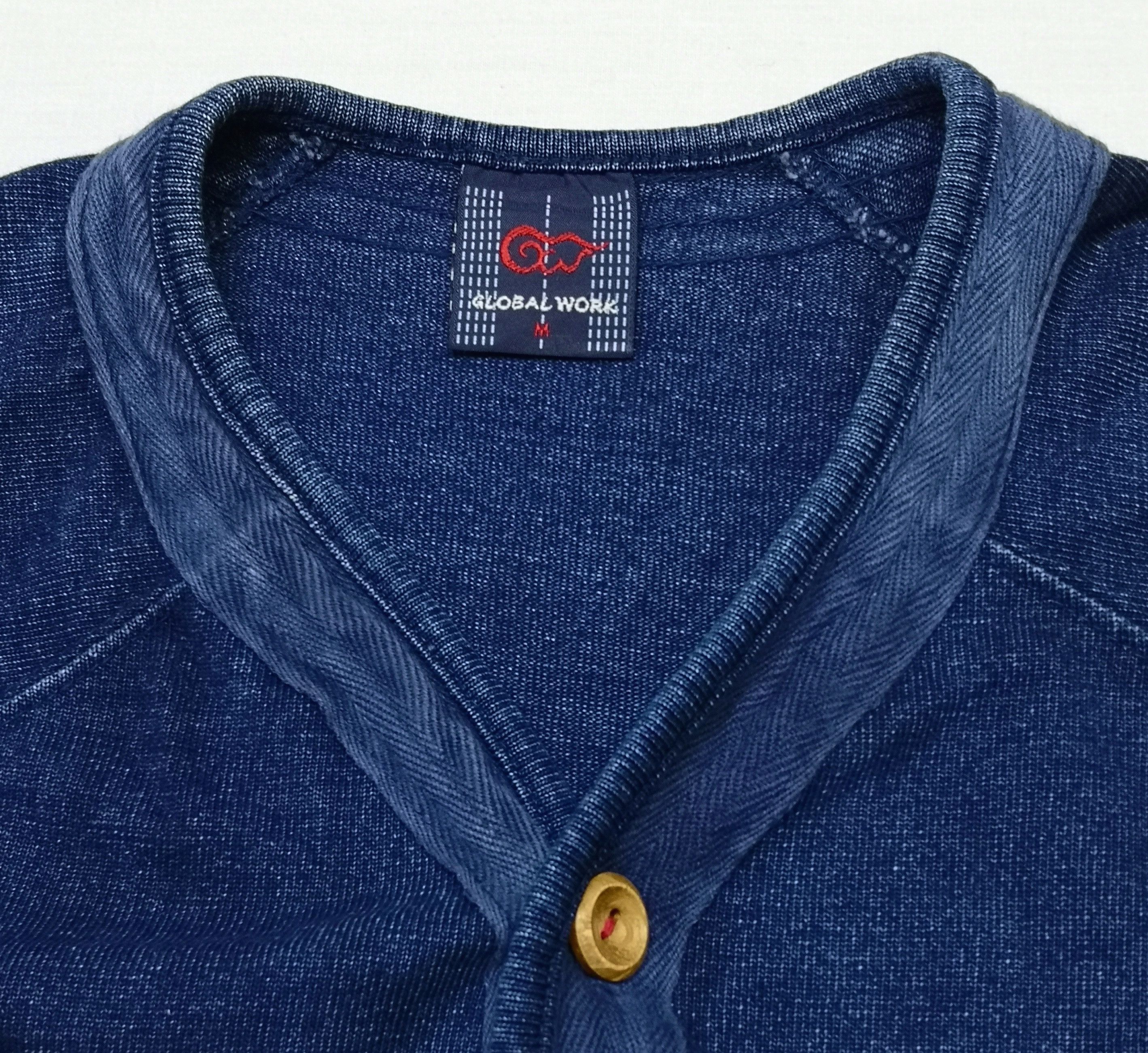 Cardigan Global Work Japan Indigo Dyed cardigan | Grailed