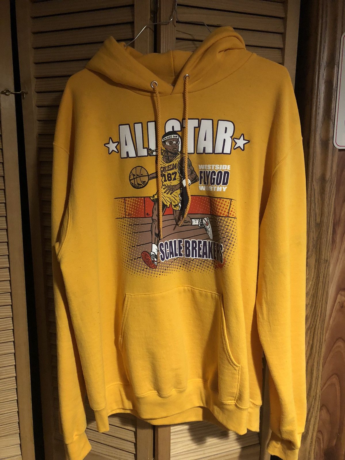 Champion GxFR Westside Gunn ScaleBreakers hoodie rare Laker colors ...