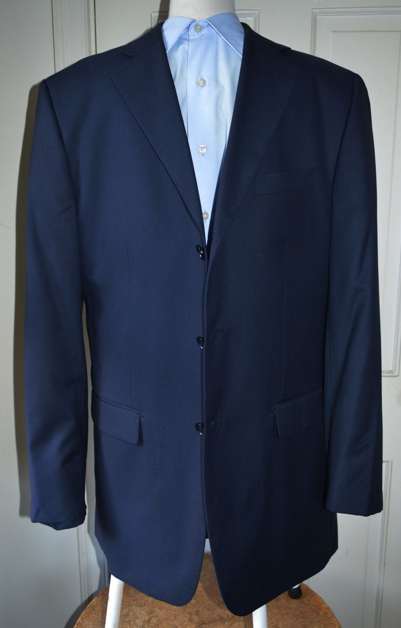 Italian Designers FERRECCI DESIGN ITALY TRADITIONAL NAVY BLUE BLAZER ...