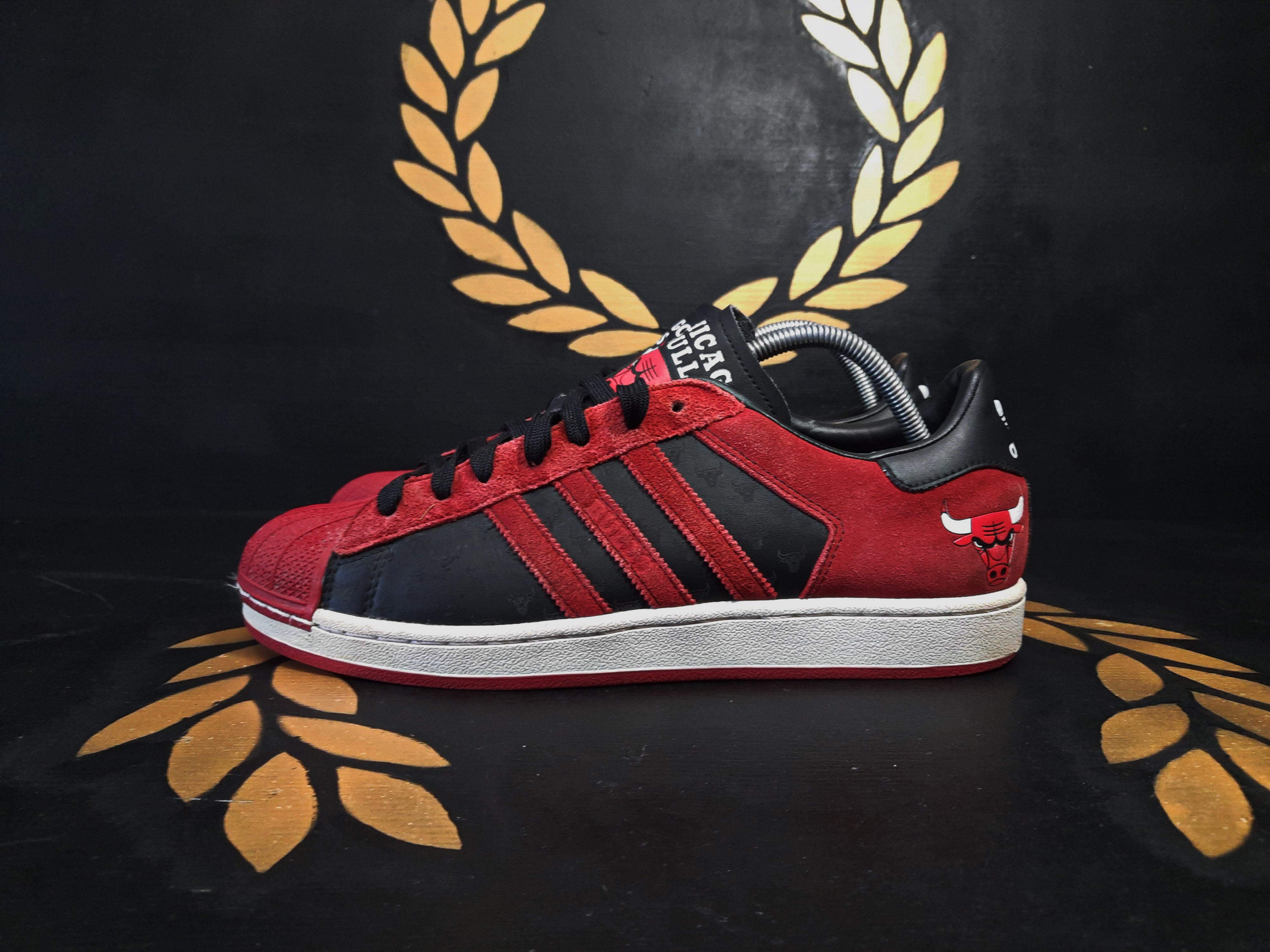 Adidas × NBA × Vintage Adidas Superstar Chicago Bulls Vintage Sneakers ...