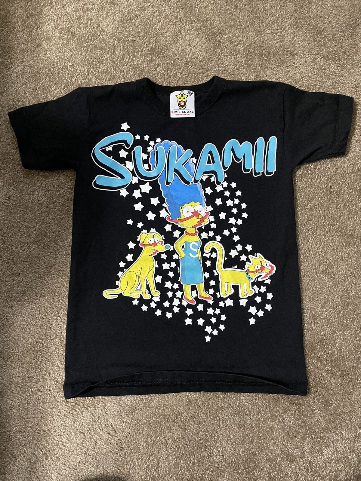 Sukamii Sukamii Mother Of The Universe Marge Simpson Tee - Black | Grailed