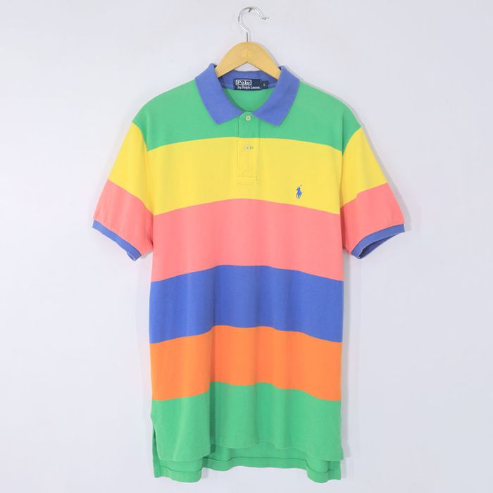 Polo Ralph Lauren Vintage 90s POLO By Ralph Lauren Multicolour Polo ...