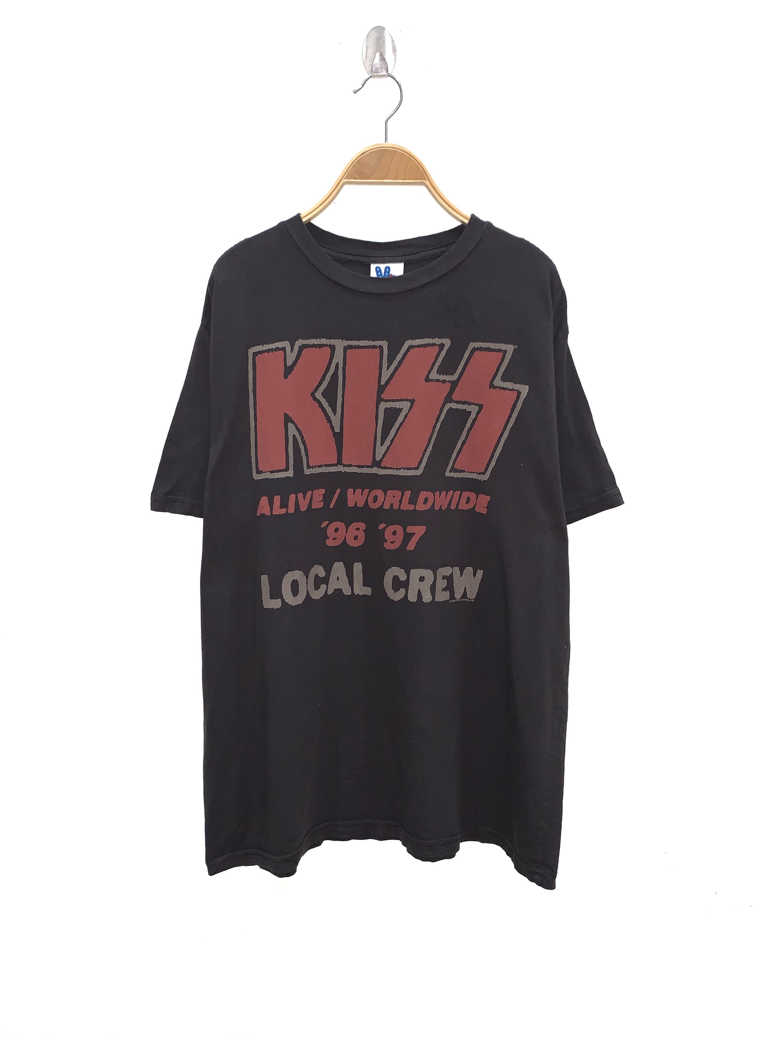 Band Tees × KISS × Vintage Vintage Band Kiss Junk Food | Grailed