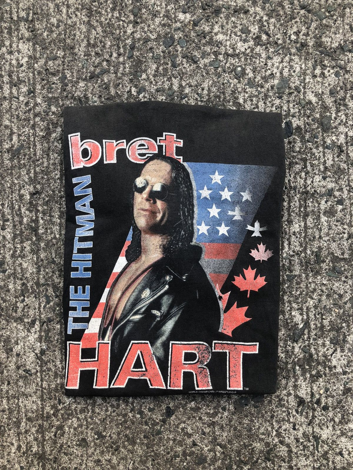 Vintage Bret hart 90s | Grailed