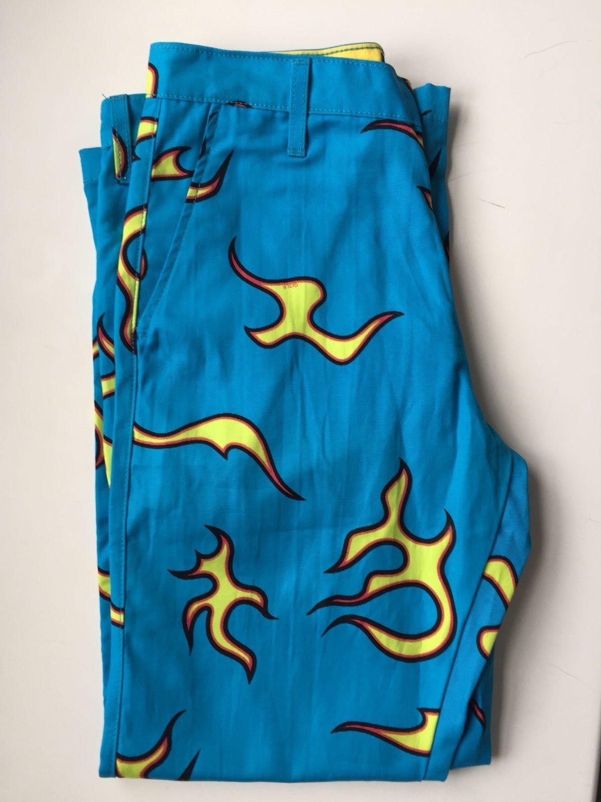 Golf Wang Golf Wang Flame Pants 32 Blue Tyler The Creator Cherry Bomb ...