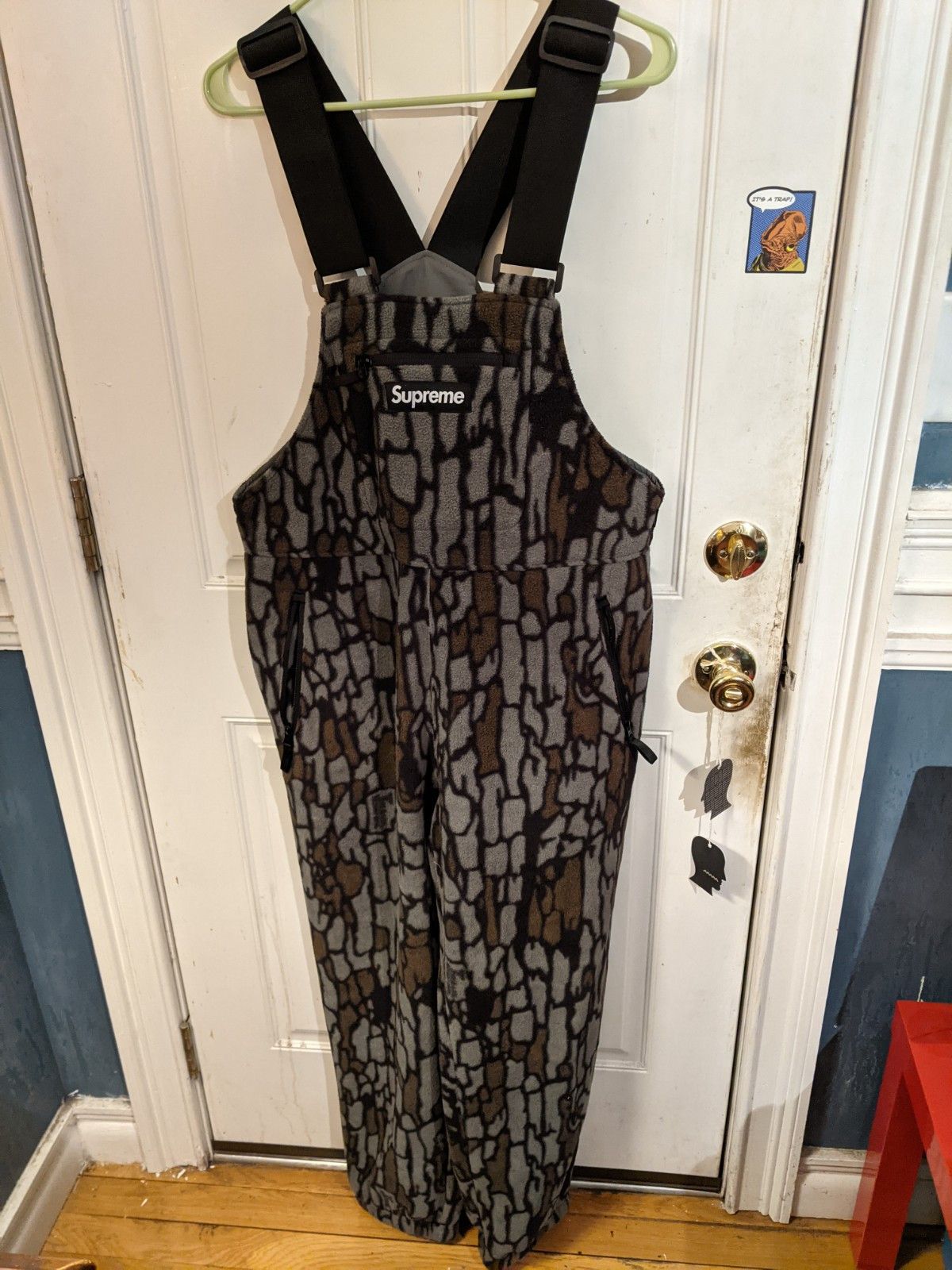 Supreme Supreme Polartec Overalls Olive Treebark Camo | Grailed