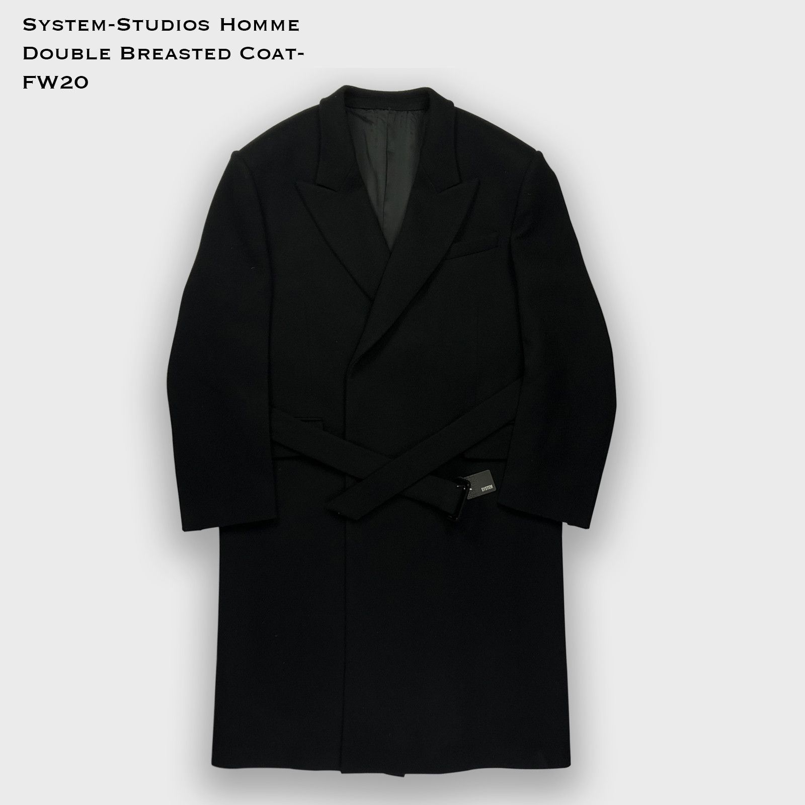 System Homme System Studios Homme Double Breasted Coat FW20 | Grailed