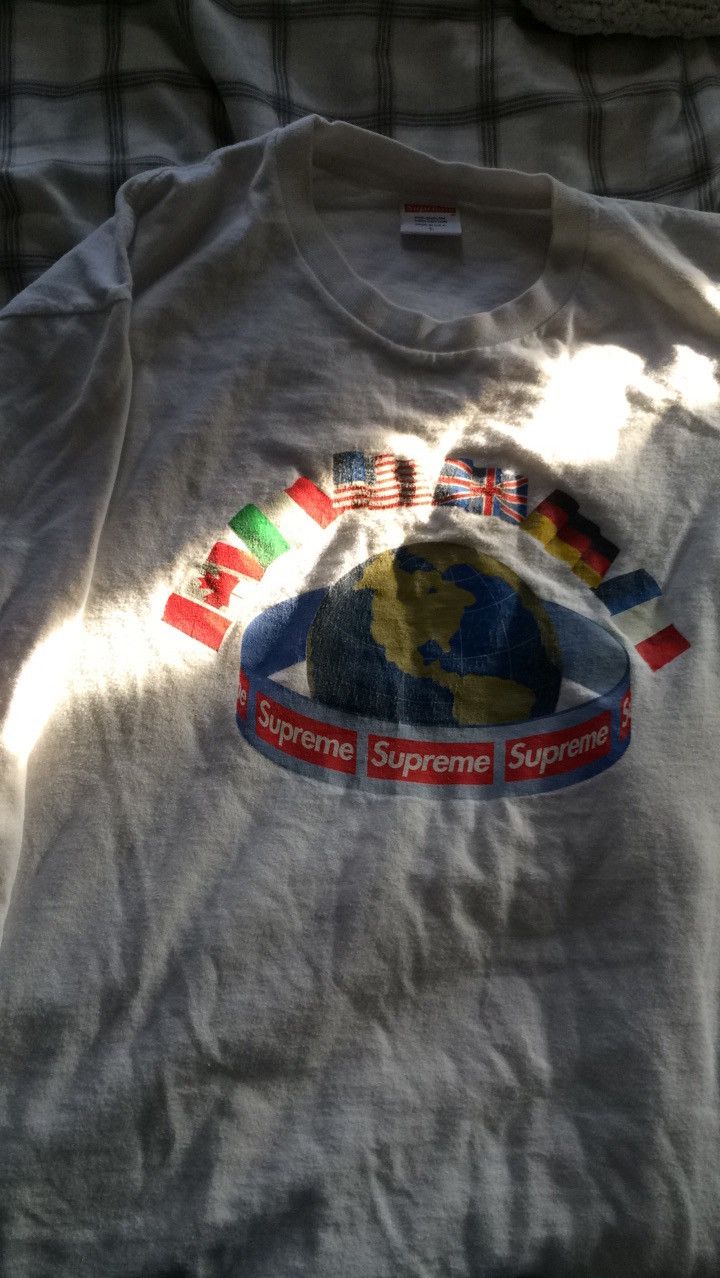Supreme World Flags Tee | Grailed