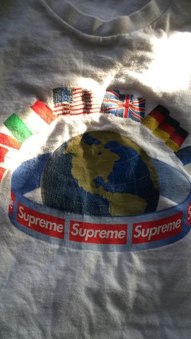 Supreme World Flags Tee | Grailed