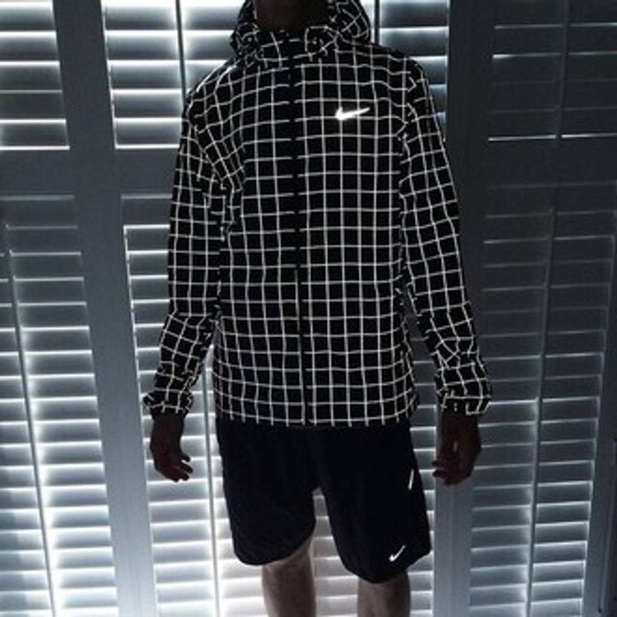 Nike 3M Reflective Grid Checkered Jacket | Grailed