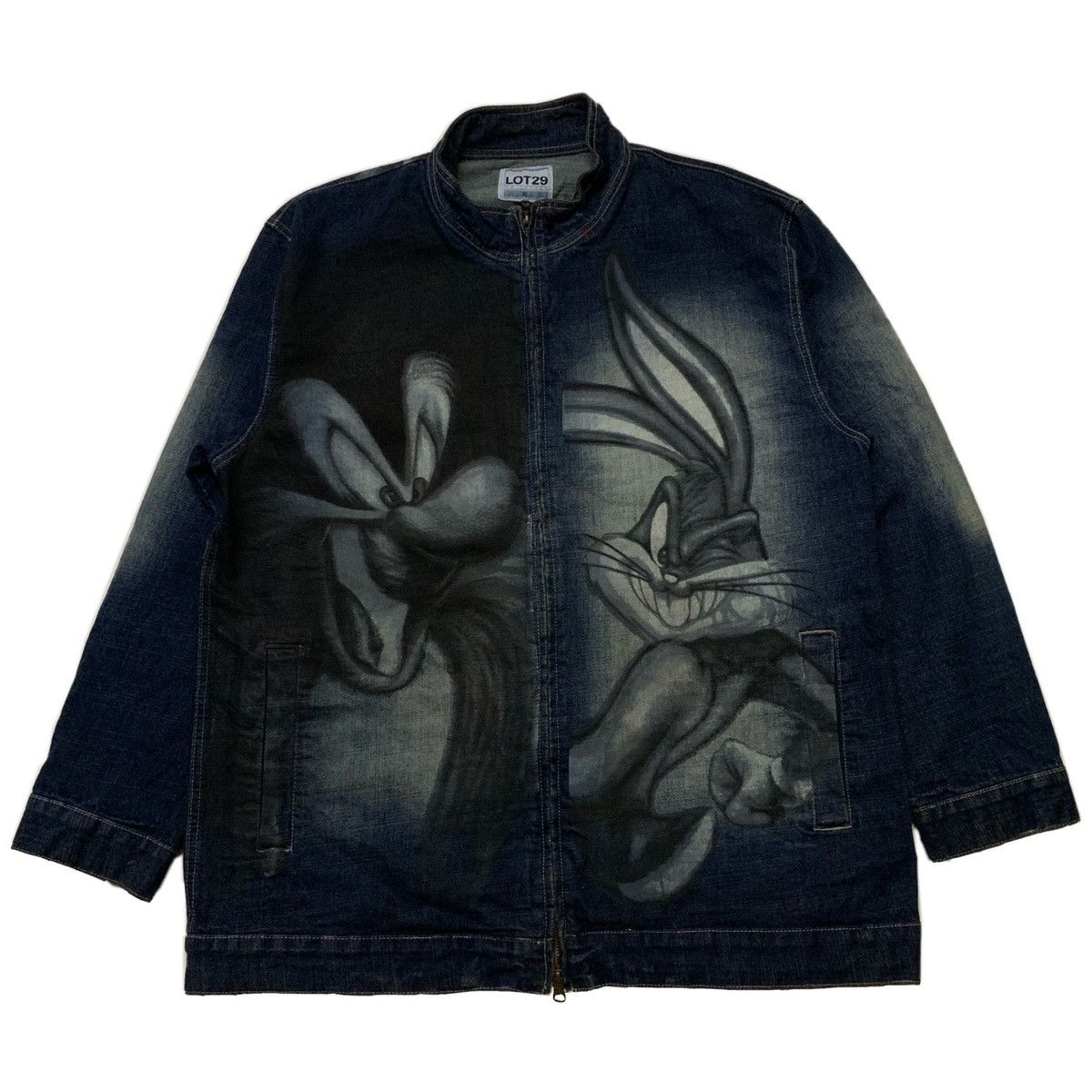 Vintage × Warner Bros Lot 29 Looney Tunes Pop Art Warner Bros Denim ...