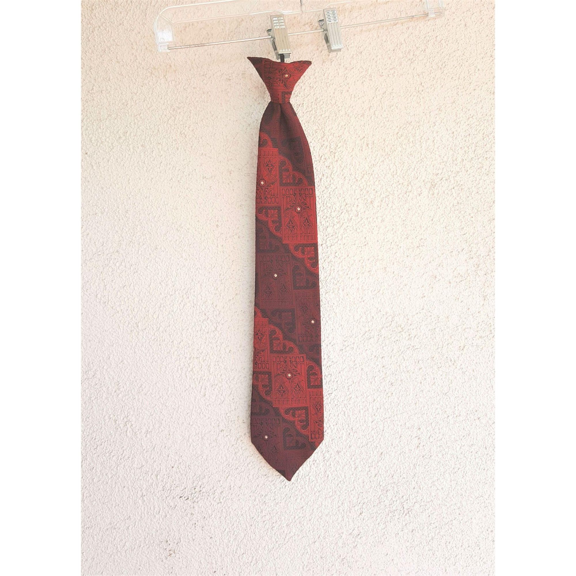 Vintage Ugly Vintage Wide Tie, Red and Black Vintage Neck Ties | Grailed