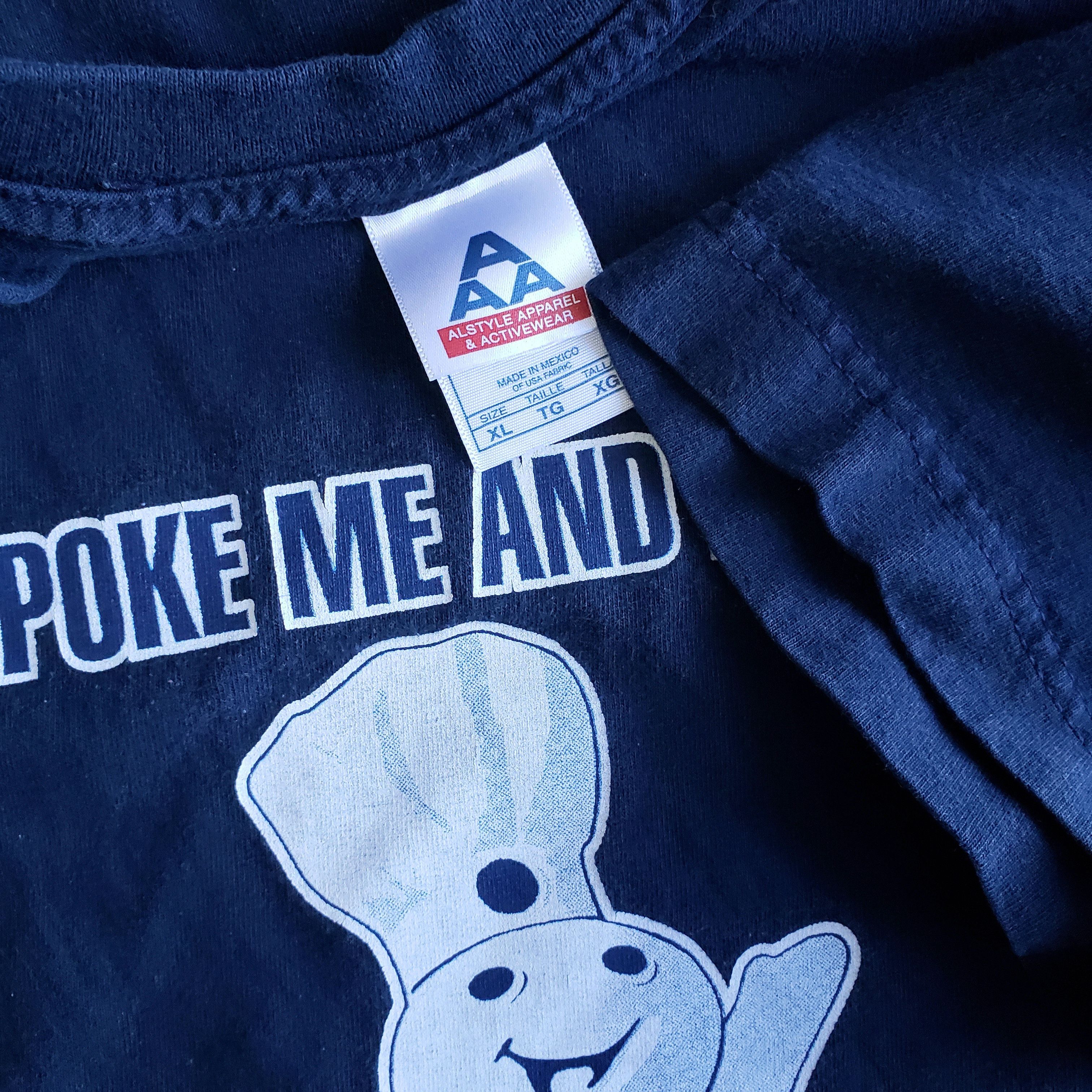 Vintage 2000s Poke Me and Die Pillsbury Doughboy | Grailed