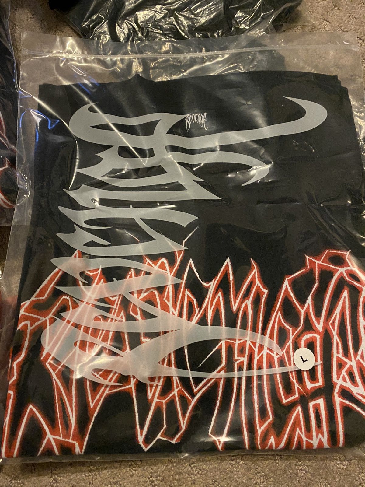 Revenge revenge lightning tee | Grailed