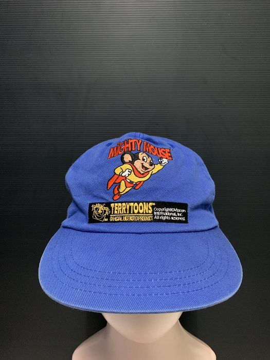 Vintage 🔥RARE!! Vintage 80s Action Mighty Mouse X Goldwin Hats Cap ...