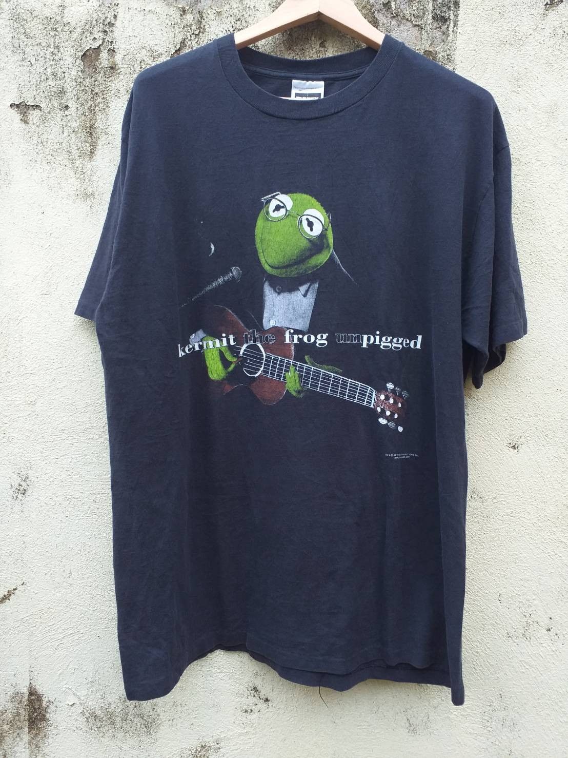 Vintage Kermit the frog unplugged 90s | Grailed