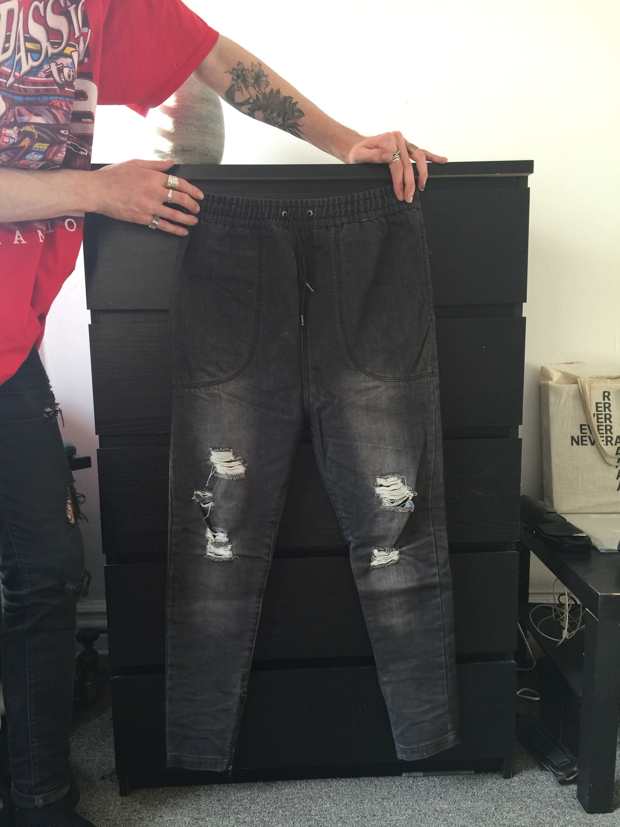 I Love Ugly Zespy Distressed Denim | Grailed