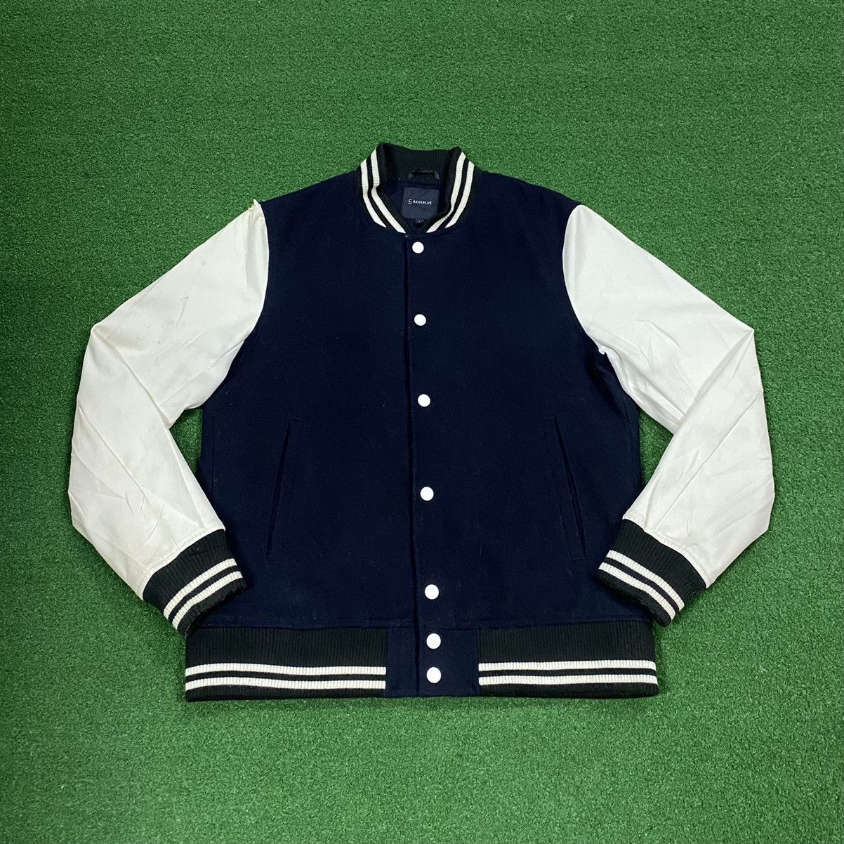 Rageblue × Varsity Jacket RAGEBLUE VARSITY JACKET #pakzue2686B | Grailed