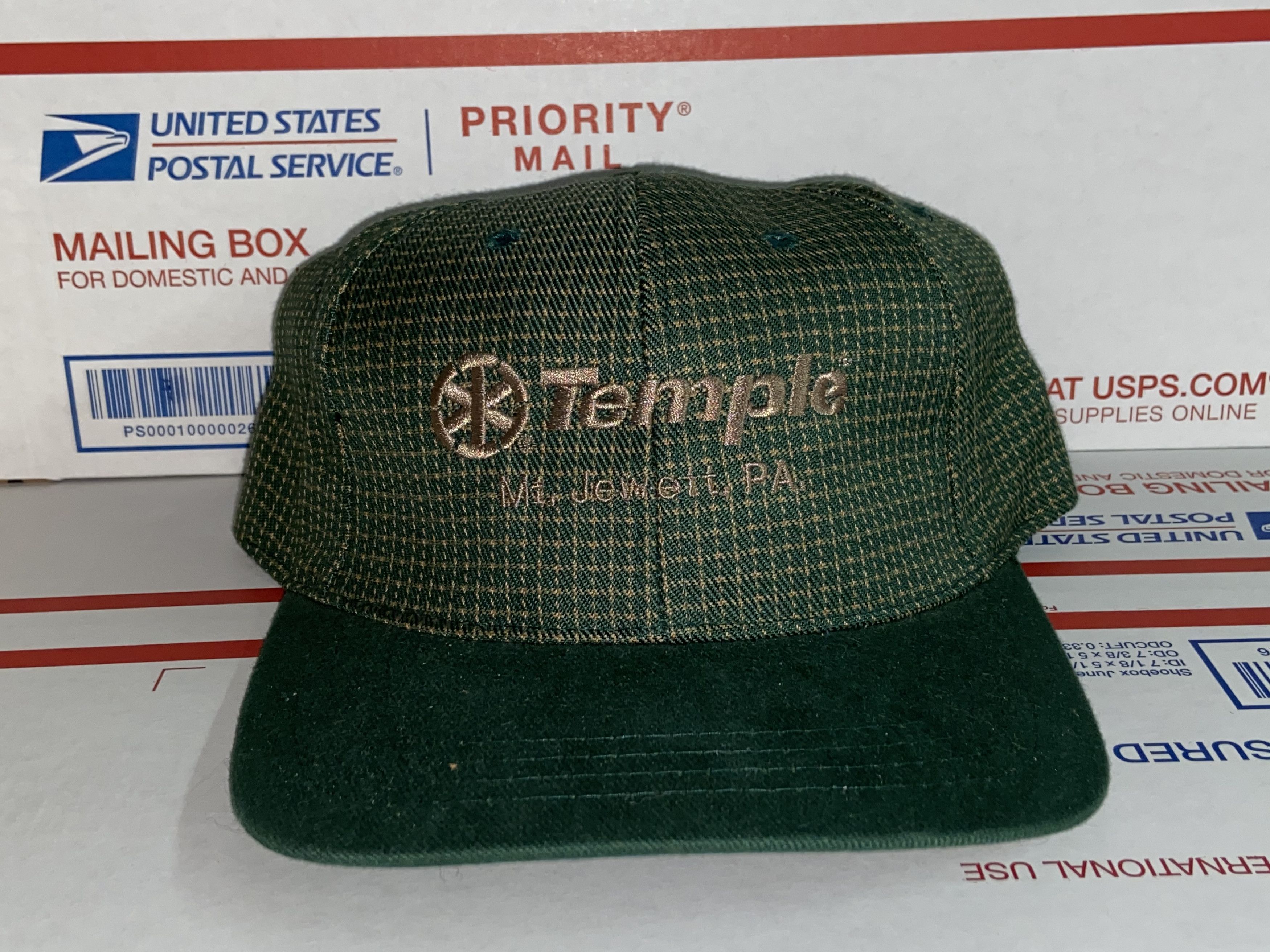 Vintage Temple Inland Forestry Construction Hat Cap Energy Company ...