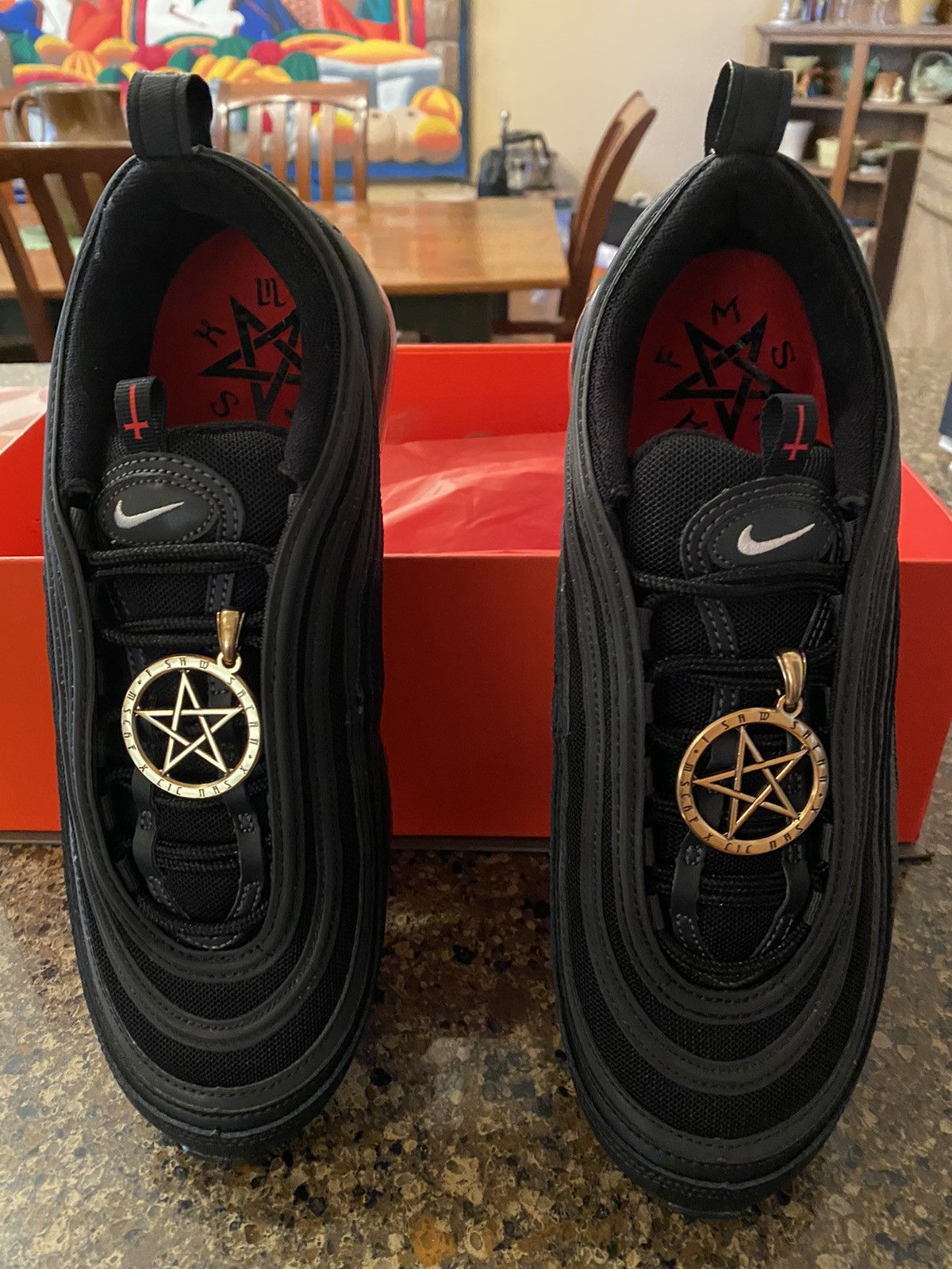 Nike Air Max 97 MSCHF / Lil Nas X “Satan Shoe” *IN HAND* | Grailed