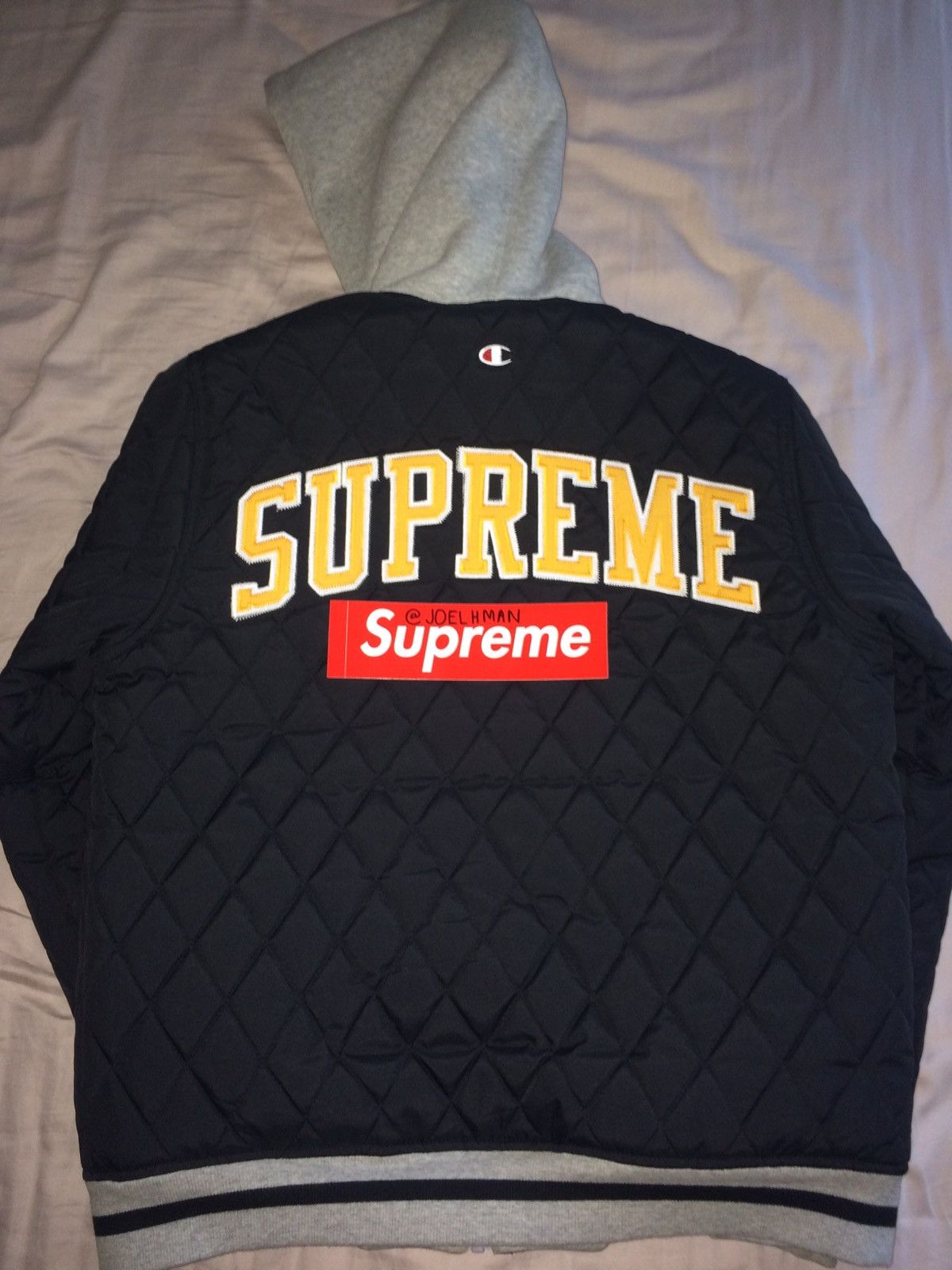 Supreme Supreme x Champion Reversible Hooded jacket | Grailed