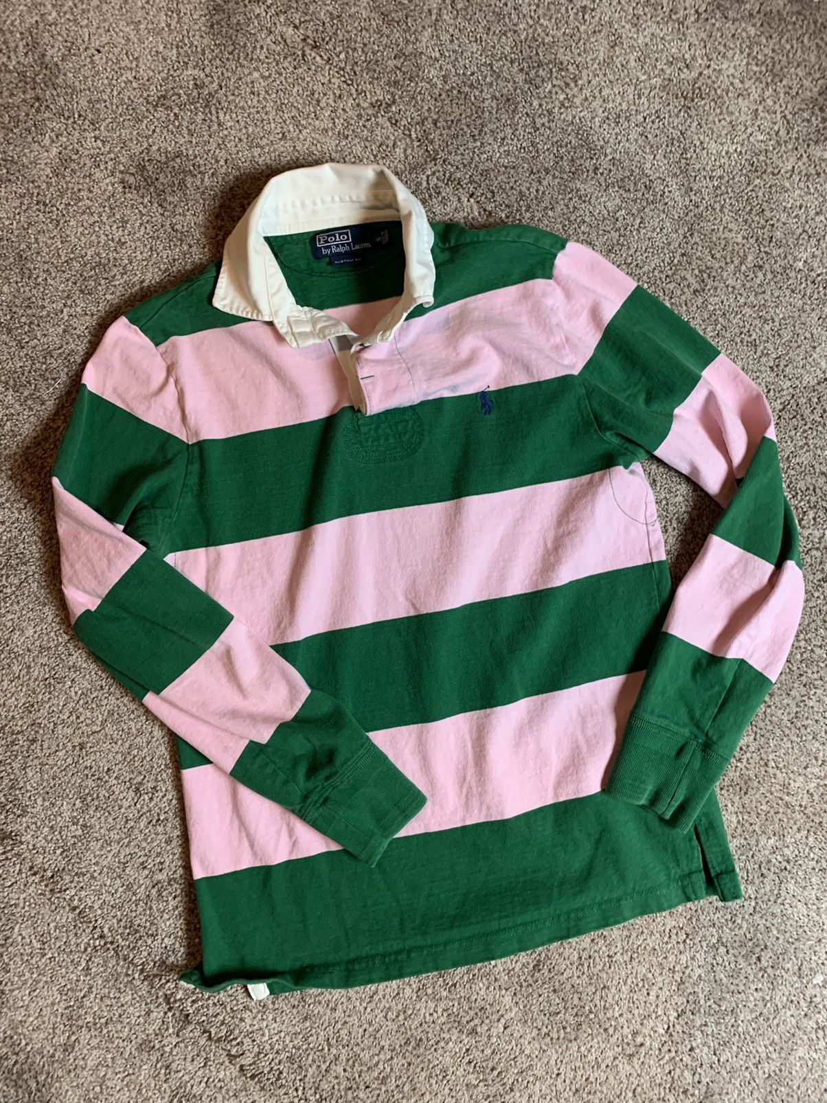 Polo Ralph Lauren × Vintage Vintage polo Kanye west style pink and ...