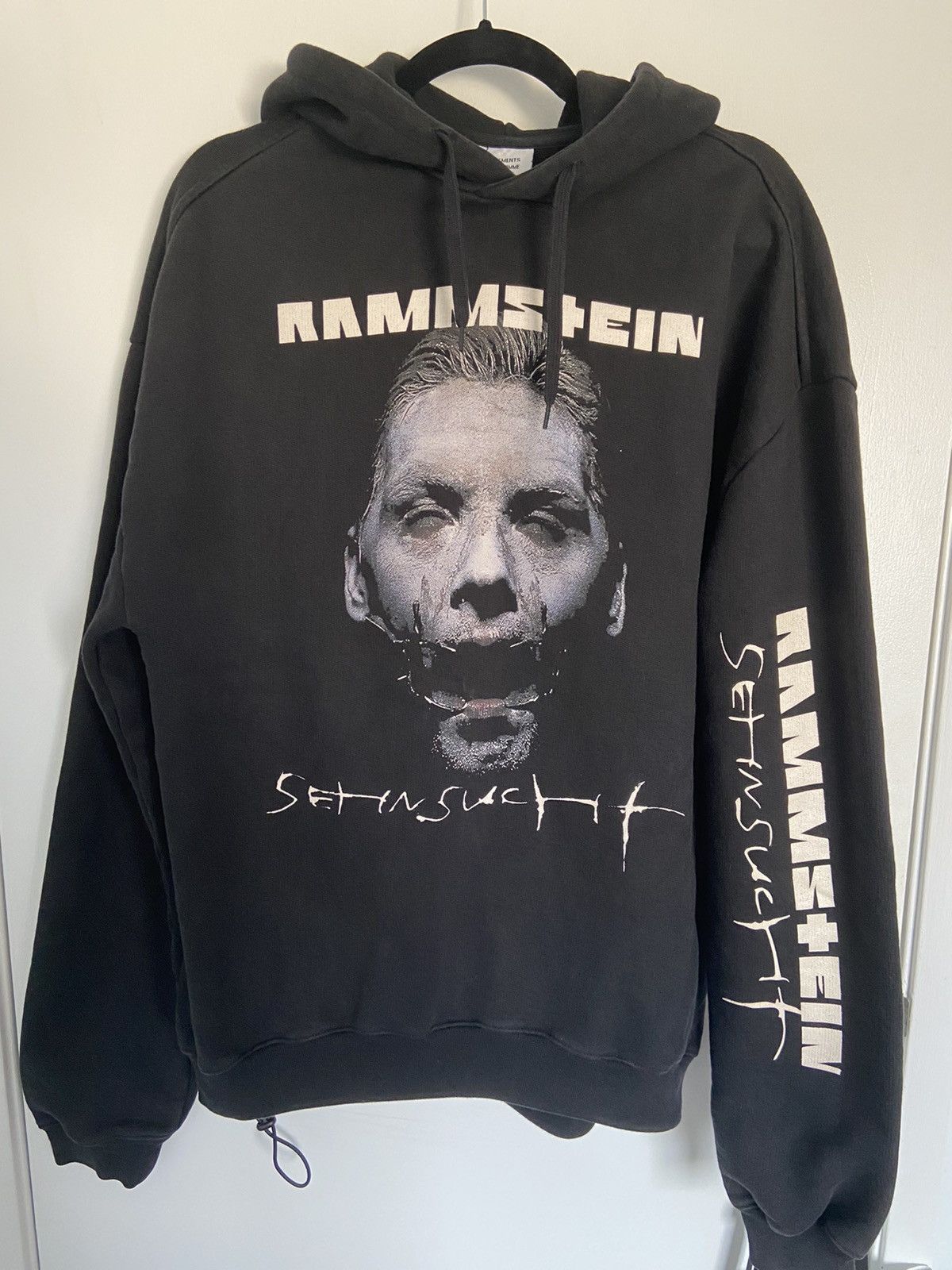 Vetements Rammstein Hoodie | Grailed