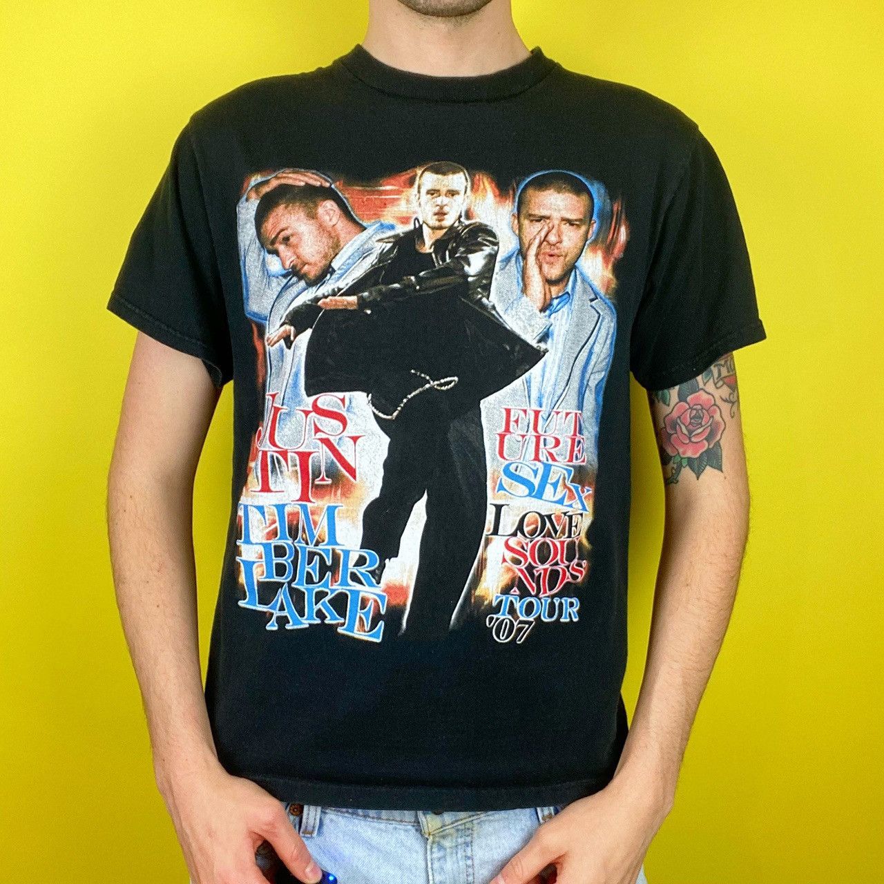 Rap Tees × Vintage 07 Justin Timberlake Rap Style Tour Tee | Grailed