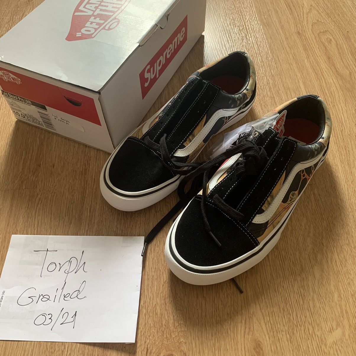 Supreme Vans x Andres Serrano x Blood and Semen Metallica | Grailed