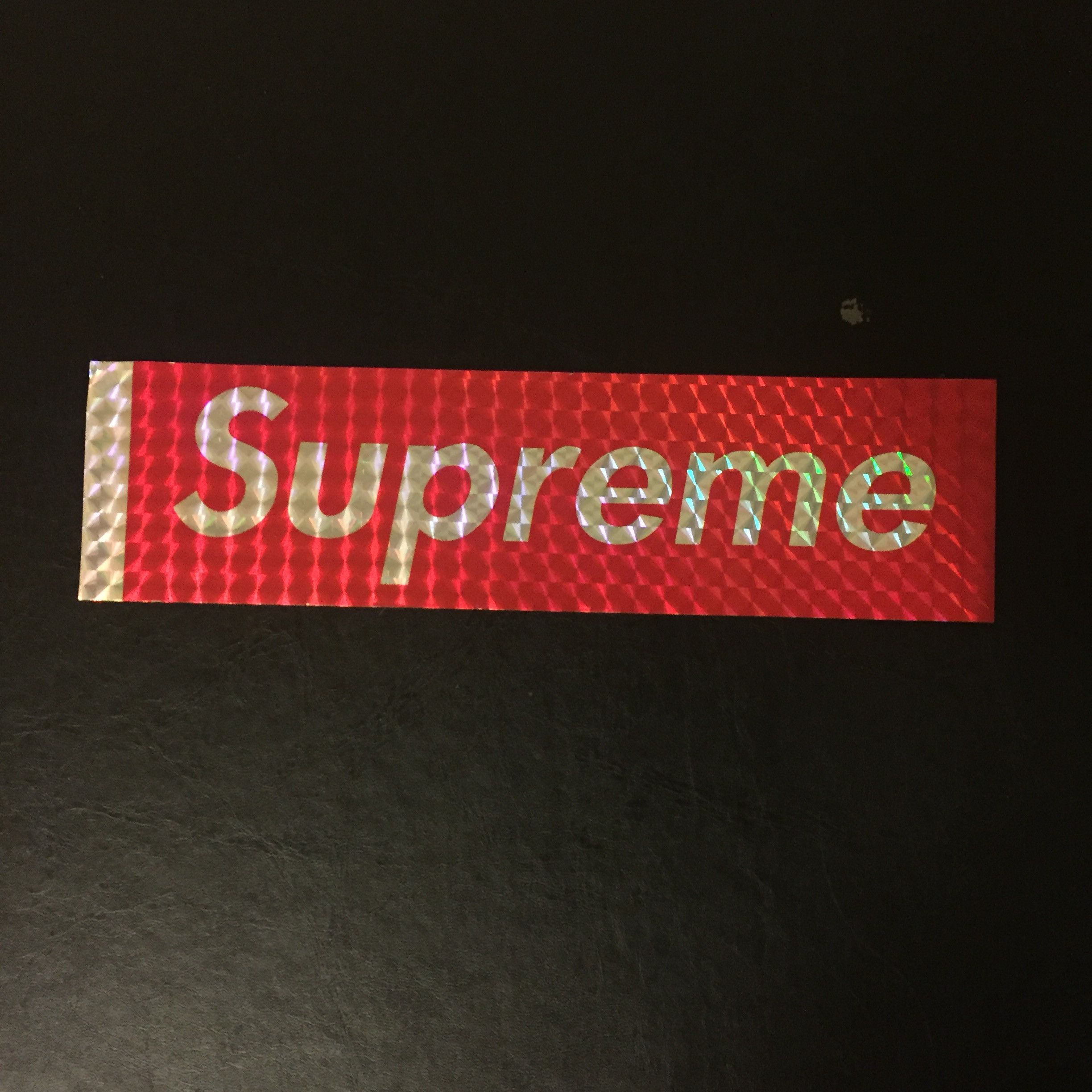 Supreme RED Supreme 2006 Holographic Box Logo Sticker | Grailed