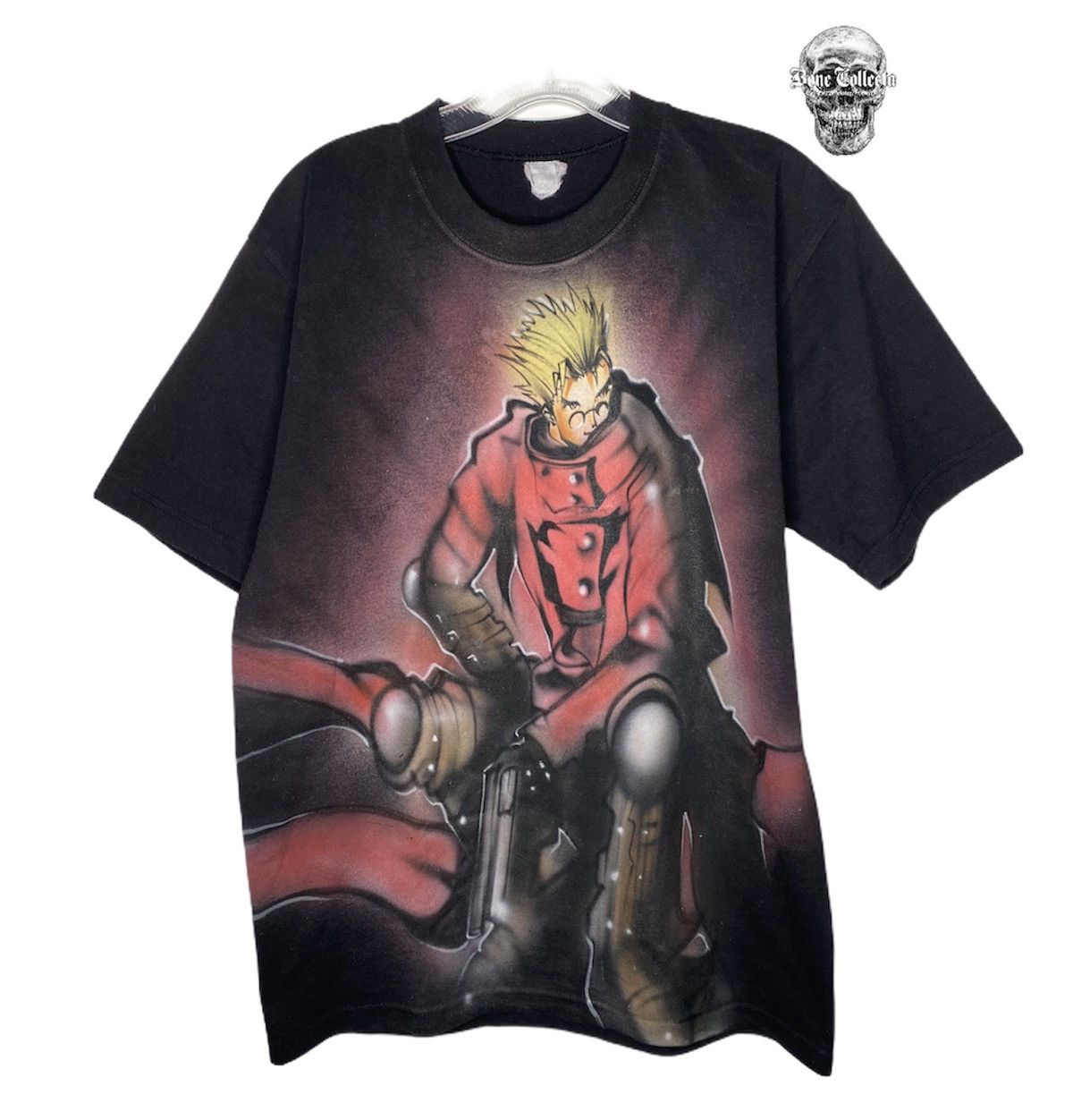 Vintage Vintage 90s Air brushed Vash the stampede Trigun shirt | Grailed