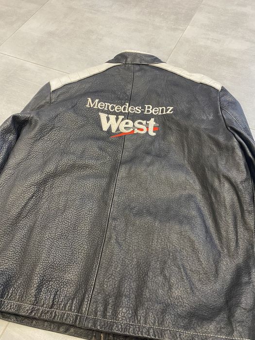 Vintage Mercedes-Benz Leather jacket vintage / McLaren RARE 🔥 | Grailed