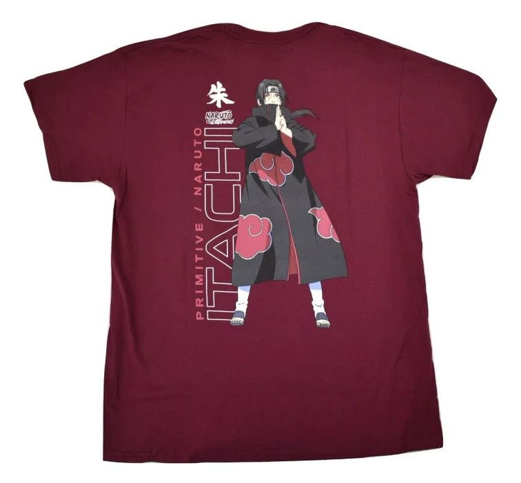 Primitive Primitive x Naruto Shippuden II Itachi Anime Tee | Grailed