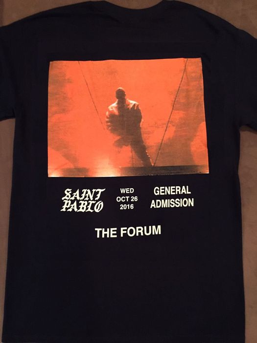 Kanye West Kanye West Saint Pablo Tour Yeezy Merch Shirt Los Angeles ...