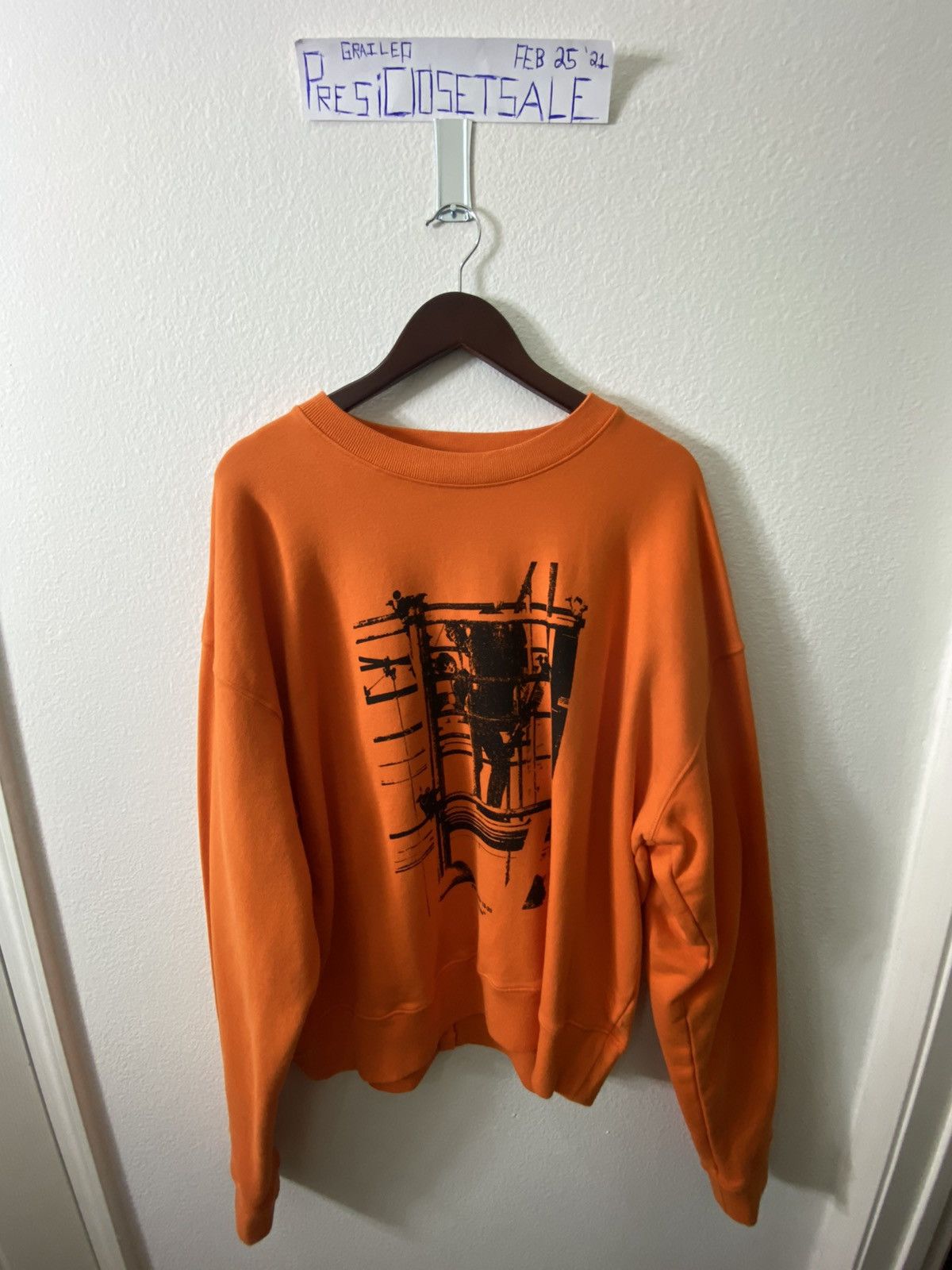 Off-White Off white scaffolding sweater | Grailed