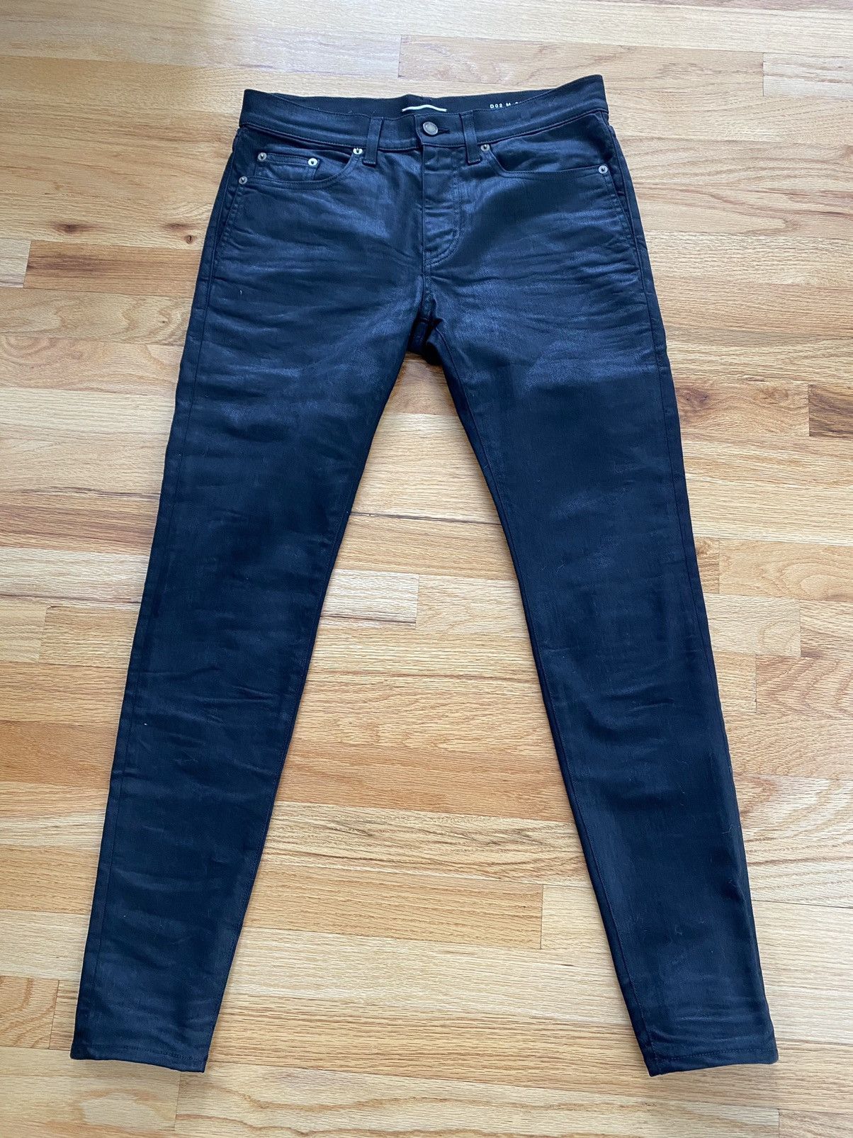 Saint Laurent Paris SLP Waxed Black D02 | Grailed