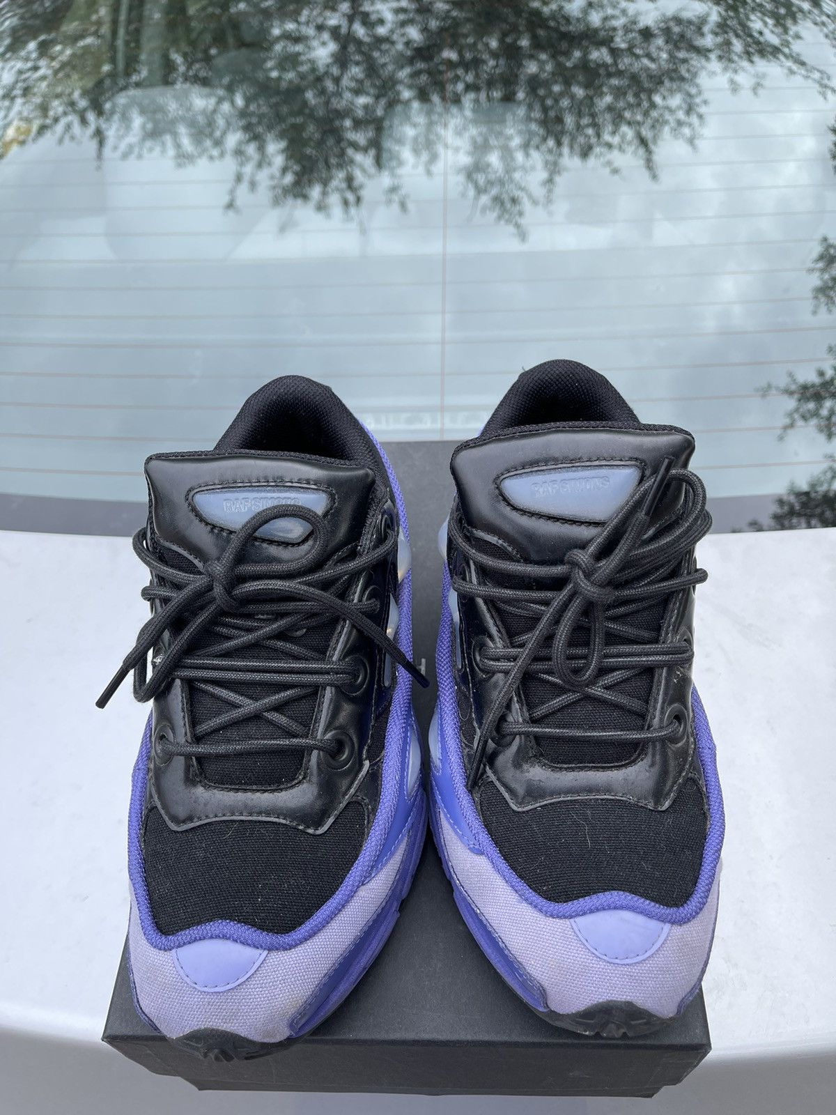 Adidas × Raf Simons Raf Simons Ozweego 3 Purple Black | Grailed