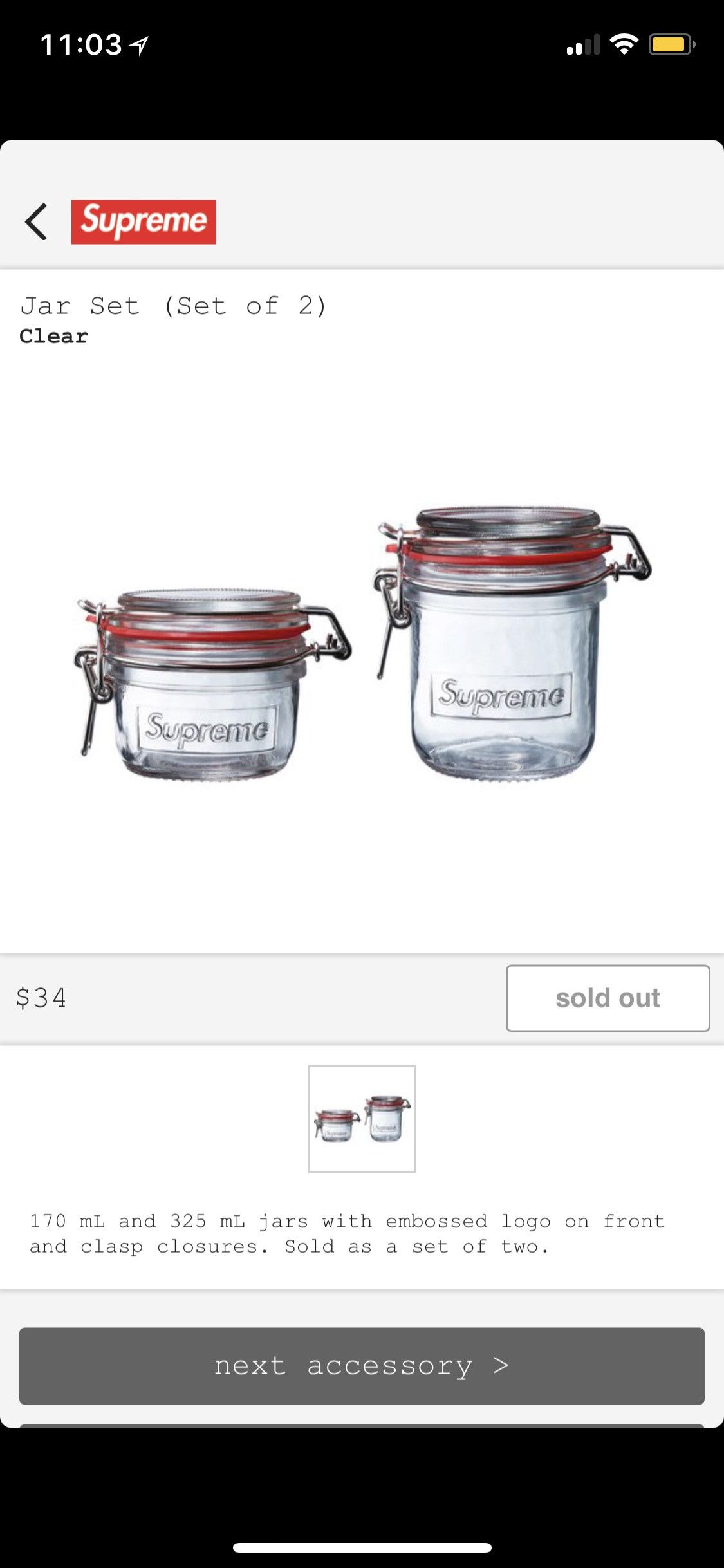 Supreme Jar Set | Grailed