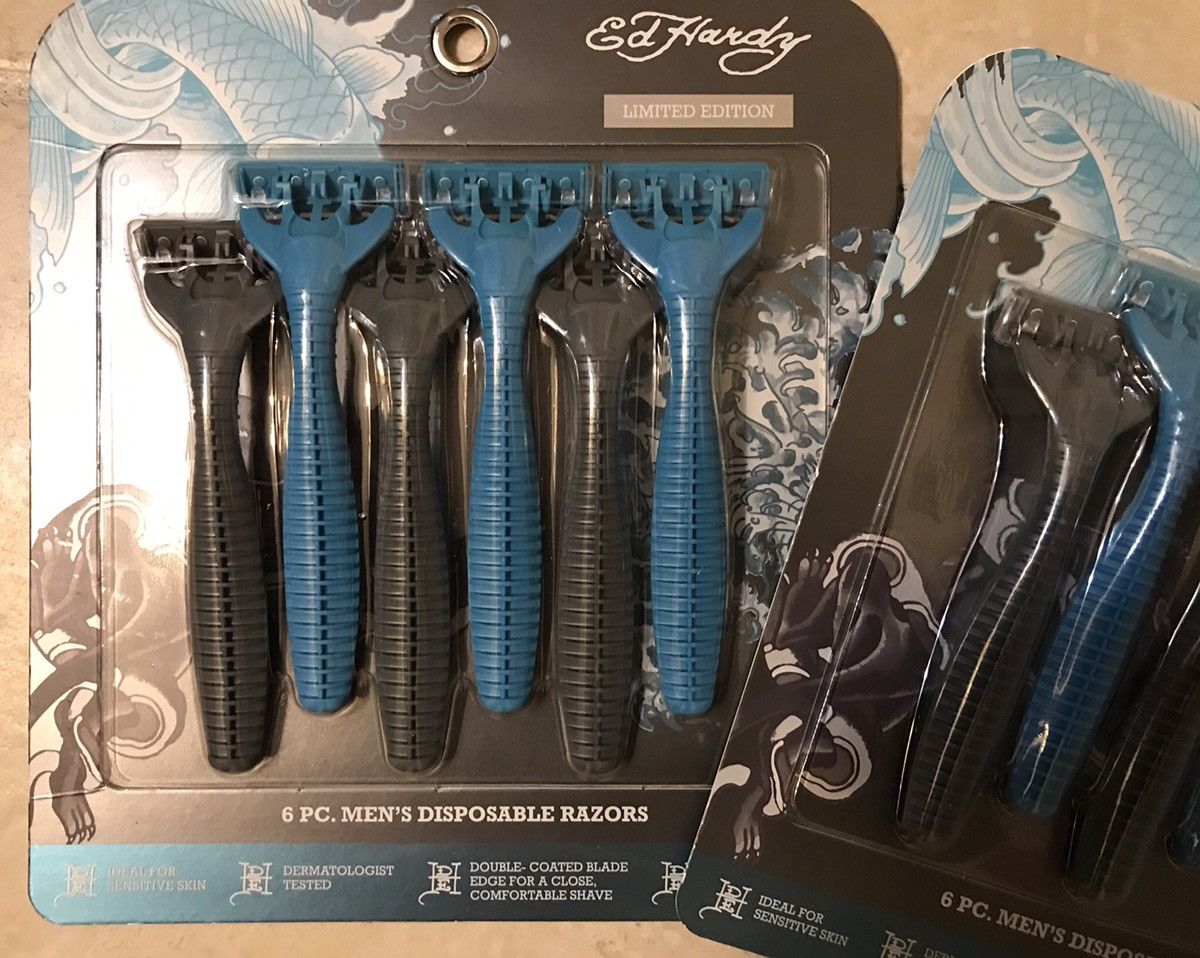 Ed Hardy Ed Hardy LIMITED EDITION Razor Blade Set(NeW) | Grailed