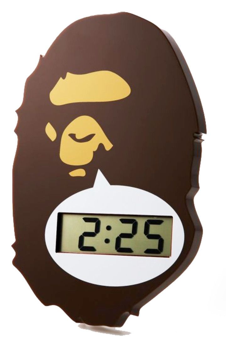 Bape BAPE Digital Wall Clock | Grailed