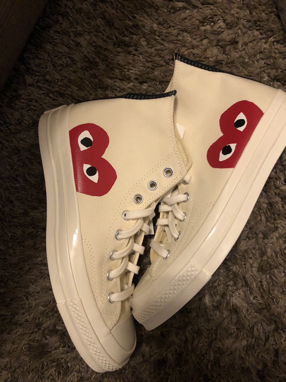 Comme des Garcons Cdg High Top Single Heart | Grailed