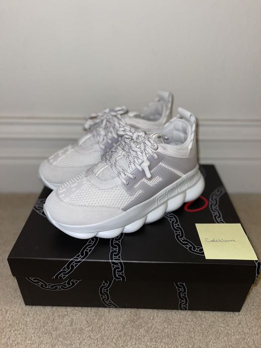 Versace Versace chain reaction white | Grailed