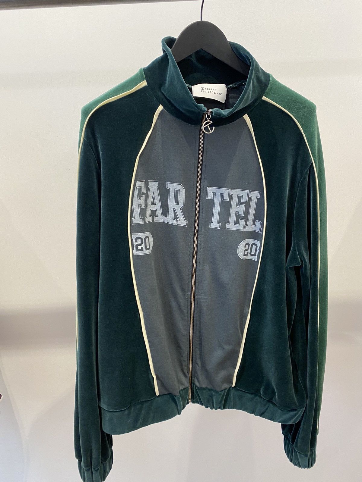 Telfar Velour Track Jacket | Grailed