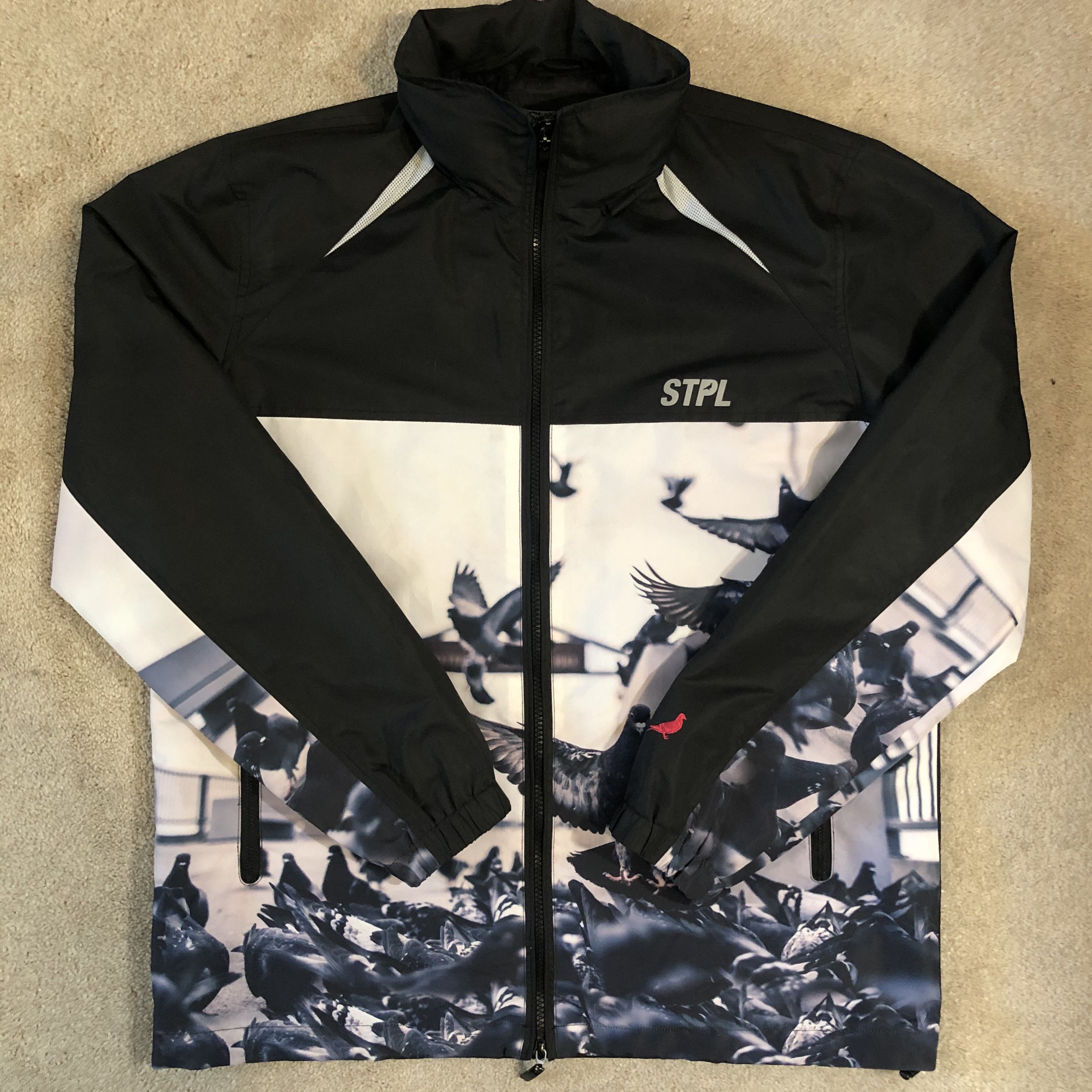 Staple Staple STPL Pigeon Hooded Coaches Windbreaker | Grailed
